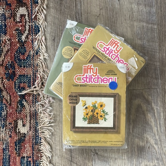 Vintage | Art | Vintage Crewel Kit Bundle | Poshmark